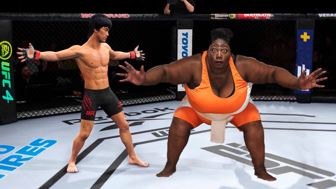 UFC4 Bruce Lee vs Sumo EA Sports UFC 4 - YouTube