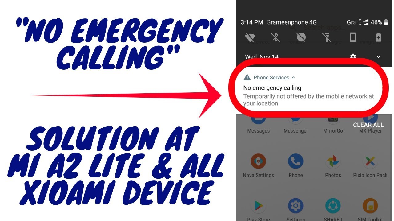 "No Emergency Calling" Problem Solution at Mi A2 Lite .All Xiaomi ...