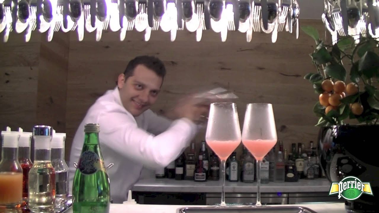 The Perrier Sunkiss Cocktail at Feast - YouTube