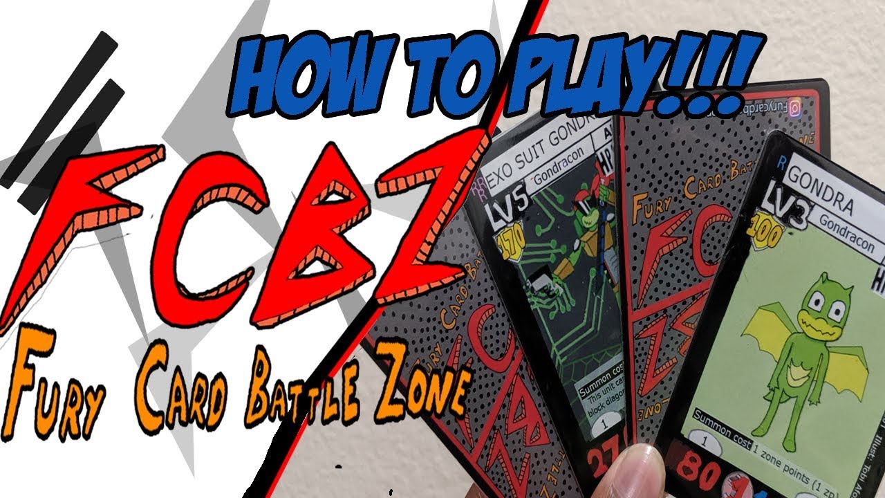 How to play Fury Card Battle Zone - Part 1 Overview - YouTube