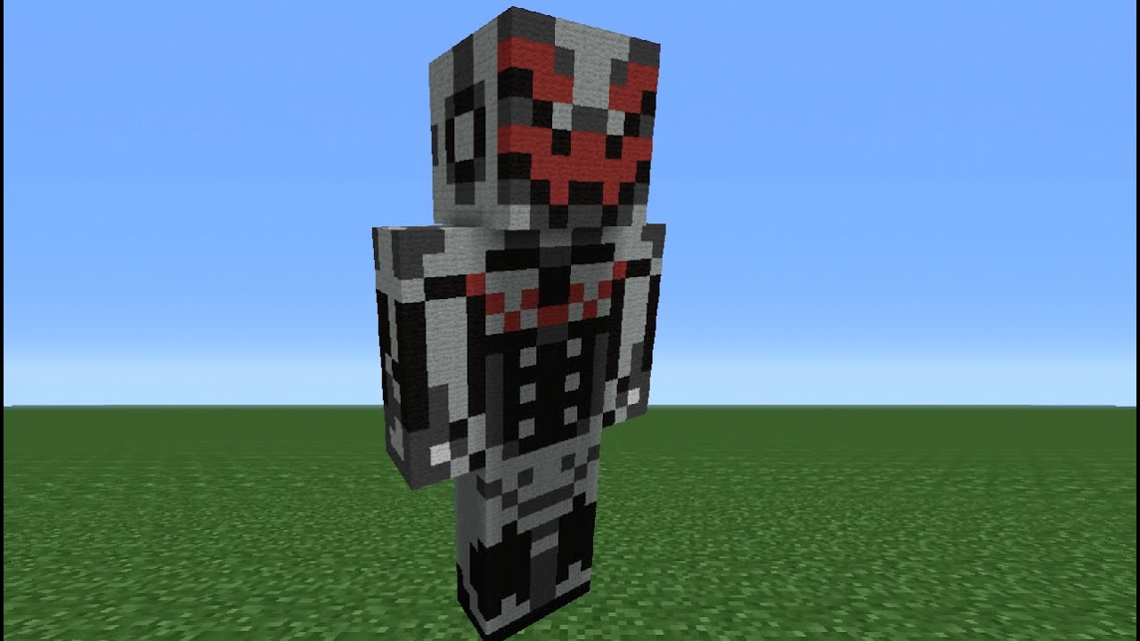 Minecraft Tutorial: How To Make An Ultron Statue (Avengers: Age of ...