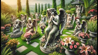 🌷 Kssiaz Angel Garden Statue,Memory Guardian Solar Garden Decor | Best Garden Angels Outdoor 🌞