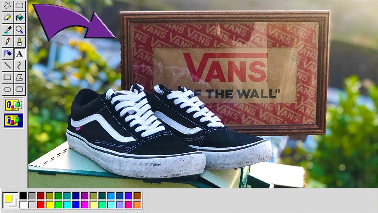 HOW TO MAKE WALL ART - USING VANS PACKAGING - YouTube