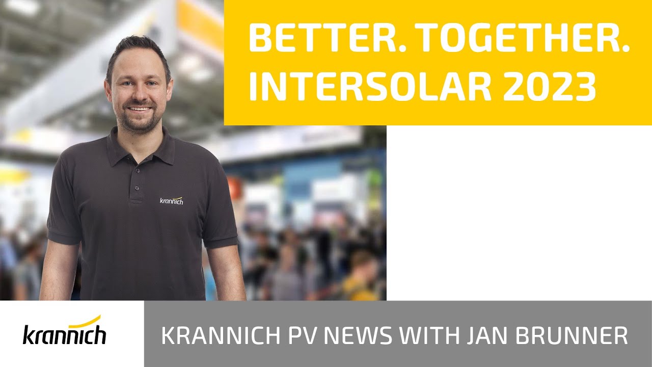 PV News with Jan Brunner - BETTER. TOGETHER. Intersolar 2023 - YouTube