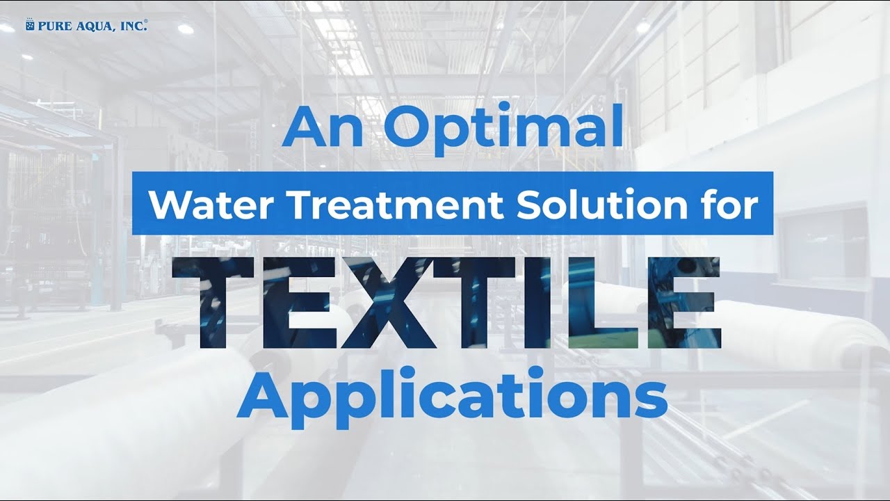 An optimal water treatment solution for Textile applications | www ...