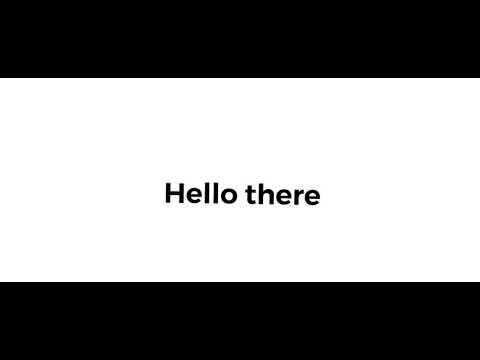 Hello there | sound effect - YouTube