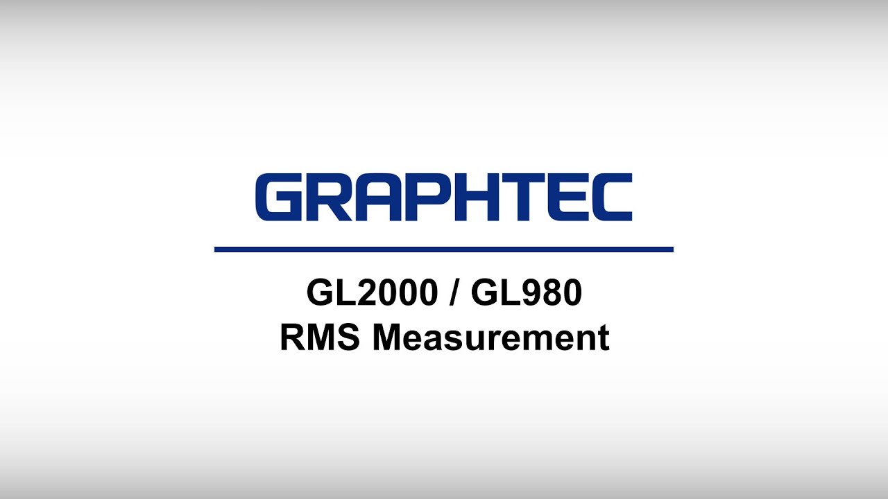 [GL2000/GL980] RMS Measurement - YouTube
