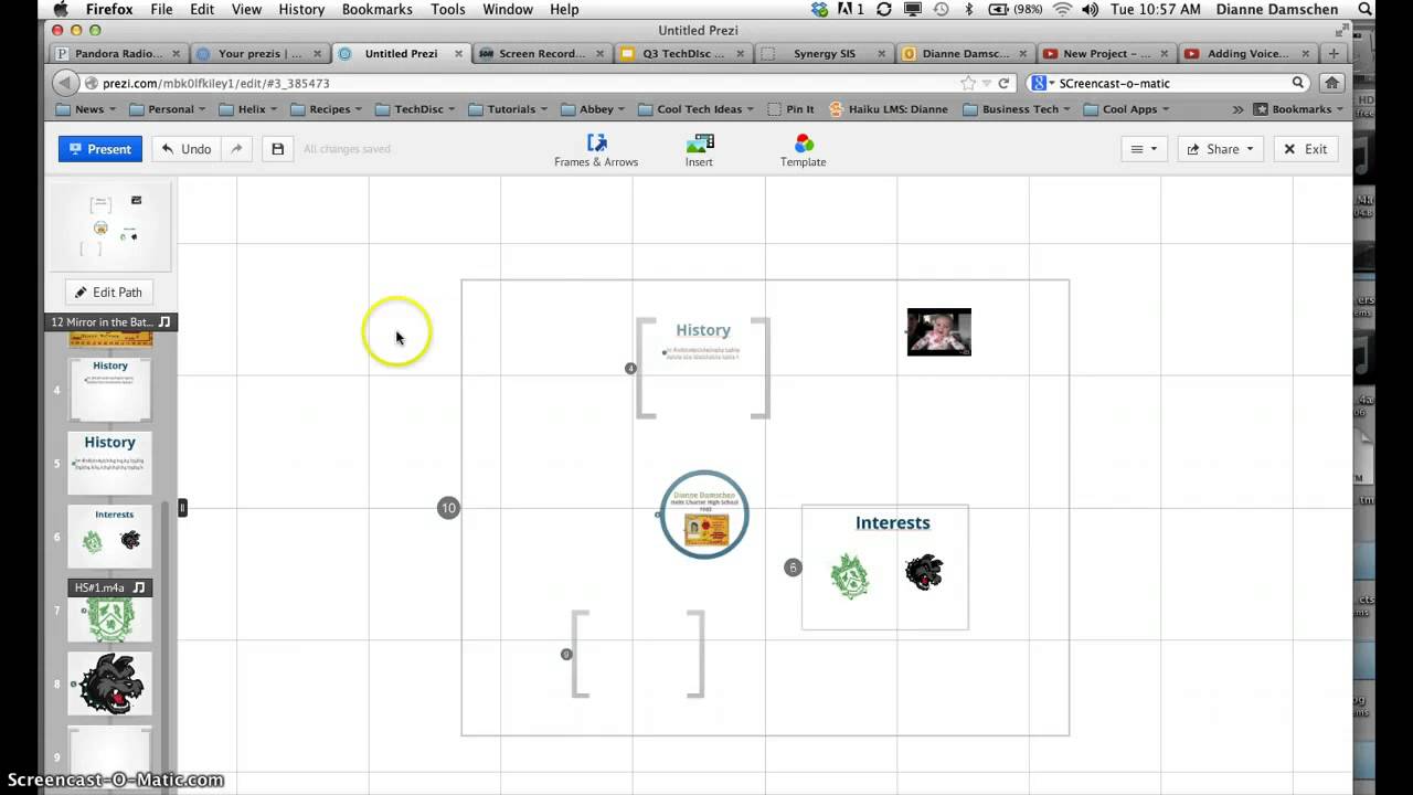 Adding Background Music to Prezi - YouTube