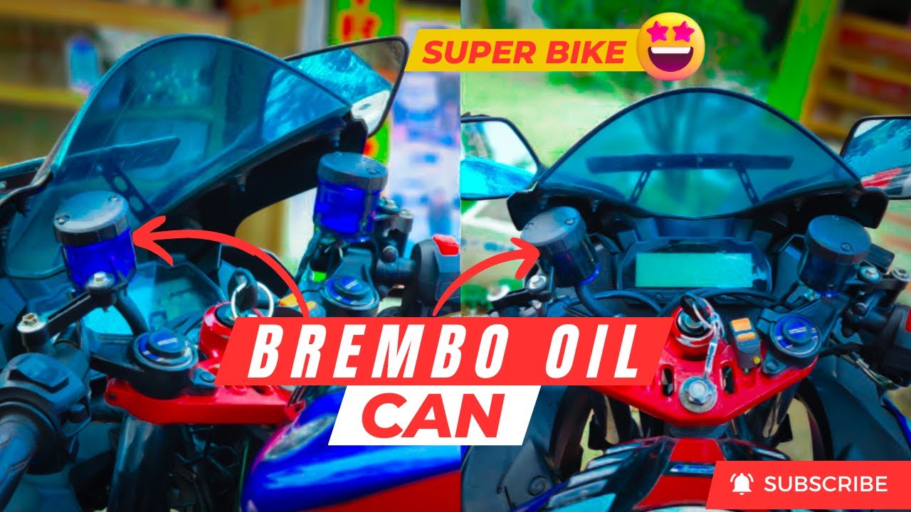 Brembo Oil Can Installed on R15V3 || Super Bike😀 - YouTube