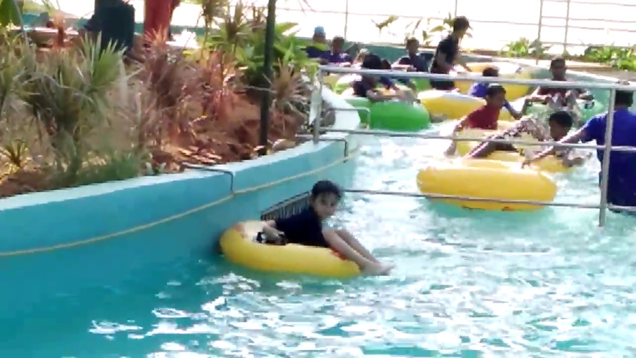 Wonderla Hyderabad- lazy pool kids zone Amusement Park - YouTube