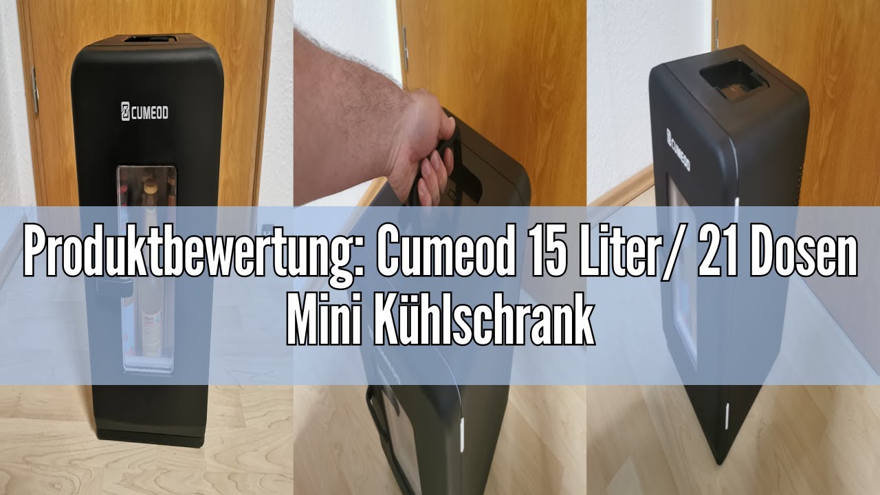 Produktbewertung: Cumeod 15 Liter/ 21 Dosen Mini Kühlschrank, 2 in 1 ...