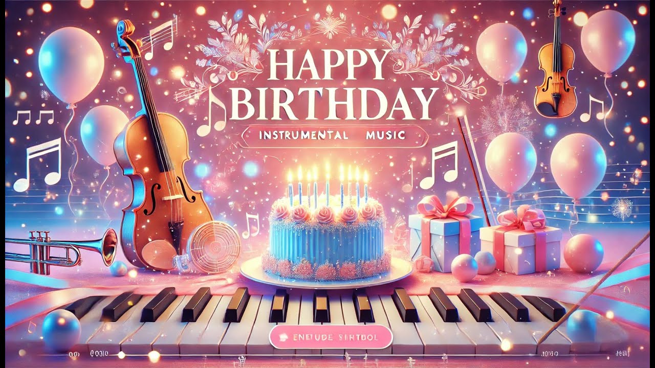 Happy Birthday Soft Instrumental - Happy Birthday background Music ...