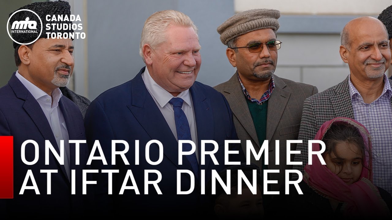 Ontario Premier Joins Iftar at Mubarak Mosque in Brampton, Canada - YouTube