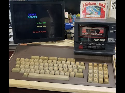 PC-8001 SPACE DODGER in 上毛レトロ研究会vol5 - YouTube