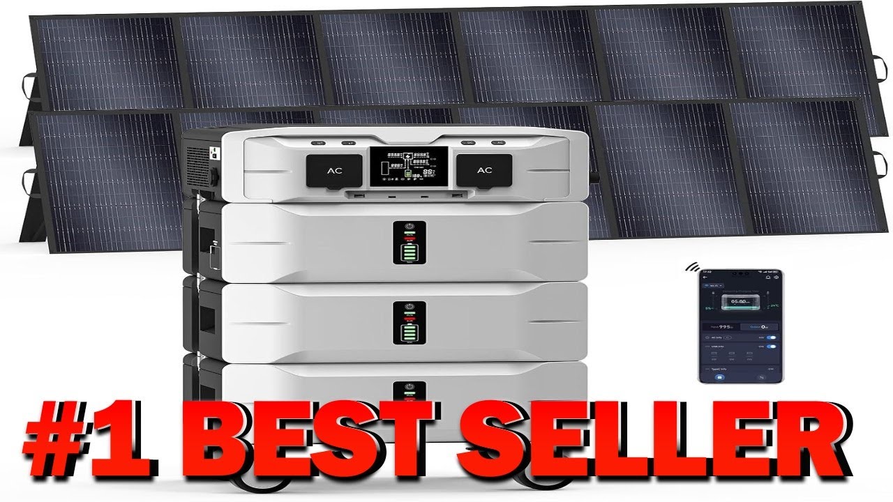 IEE SP5000 Solar Generator 5000W with 2x500W Solar Panel 120V 240V ...