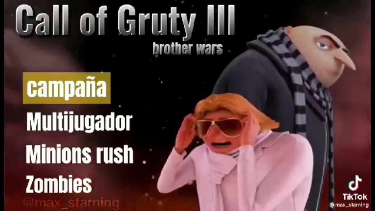 CALL OF GRUTY GAMEPLAY... ( GRU MUERE:( ) - YouTube