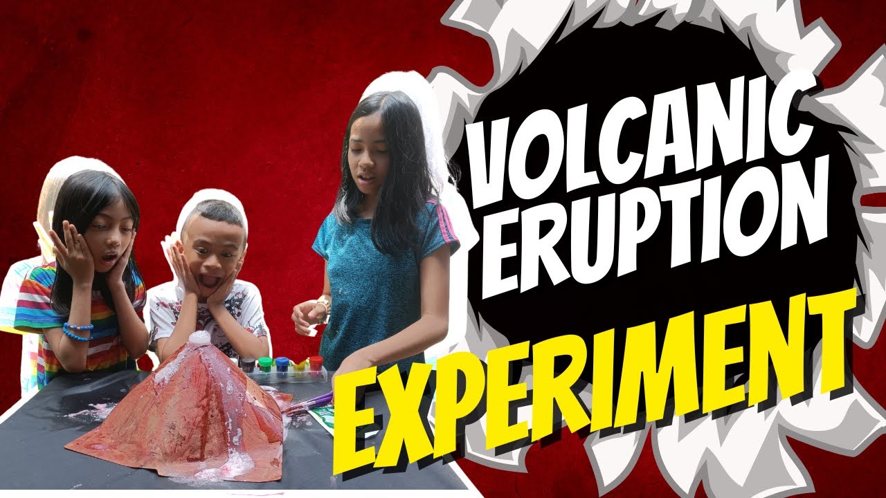 Vlog#2 VOLCANIC ERUPTION EASY SCIENCE EXPERIMENT - YouTube