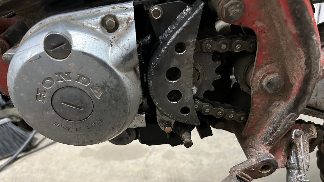 1982 xr200r handmade welded steel case saver. - YouTube