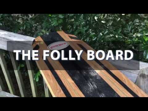 Ghetto Boards - Folly Board Balance Board - Longboard Training - YouTube