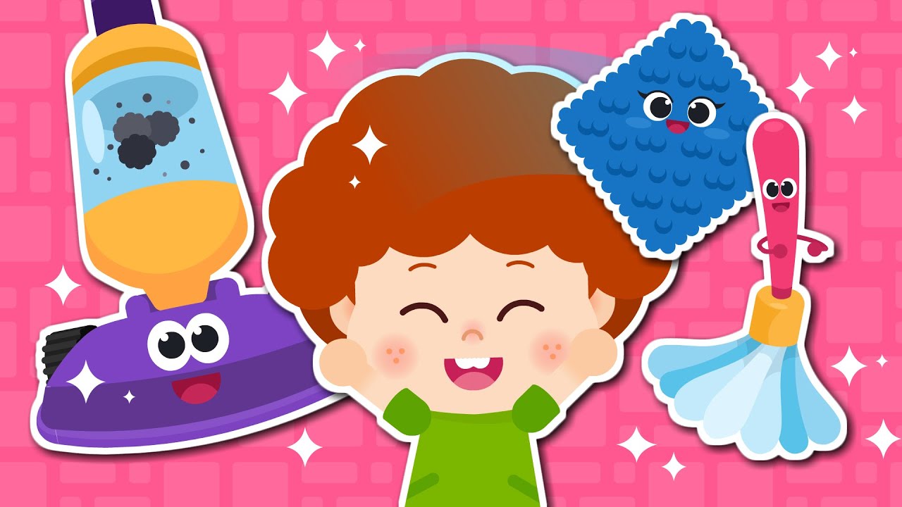 The Cleaning Trio ♬ | Let’s clean up~!! | Nursery Rhymes | Good Habit ...