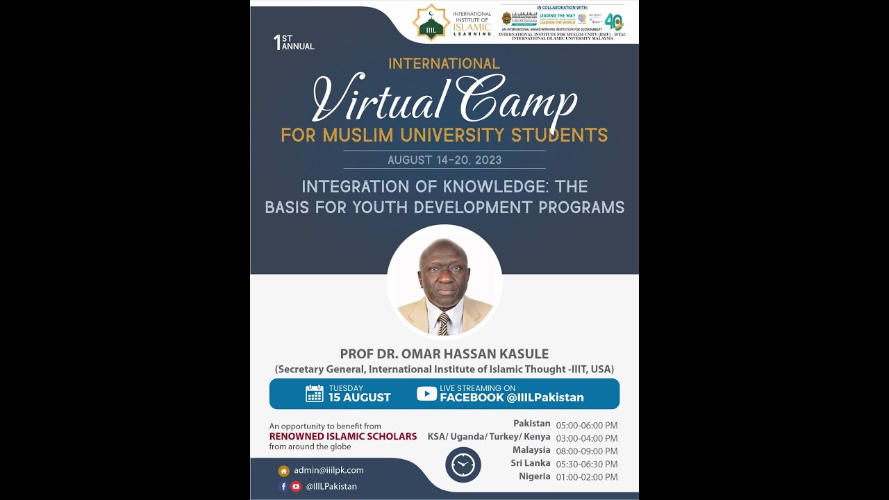 Integration of Knowledge and Challenges of Youth Development by Prof Dr ...
