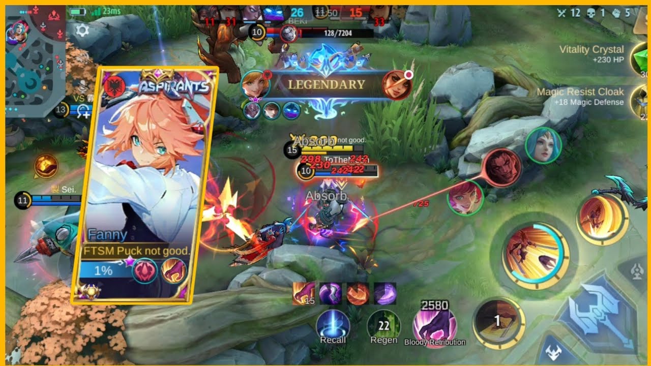 Fanny Legendary gameplay | MLBB - YouTube