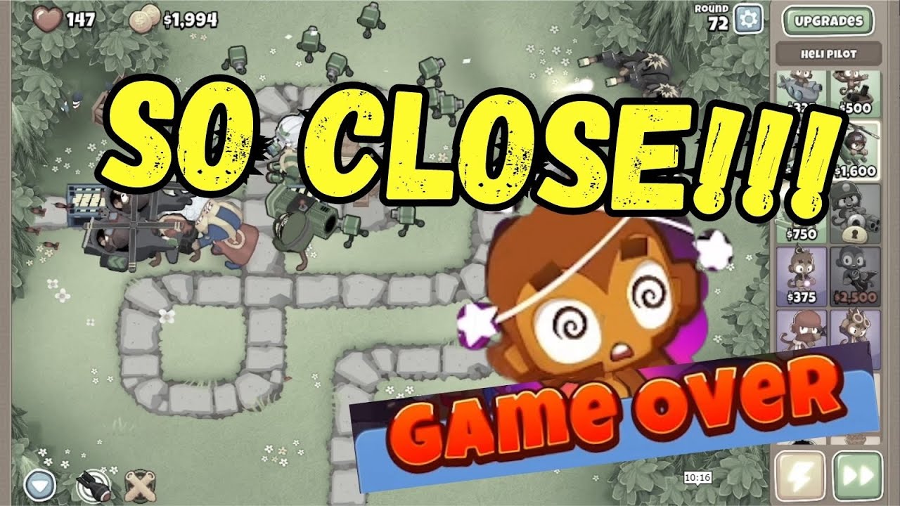 I played BTD6 and almost got to wave 100! | BTD6 - YouTube