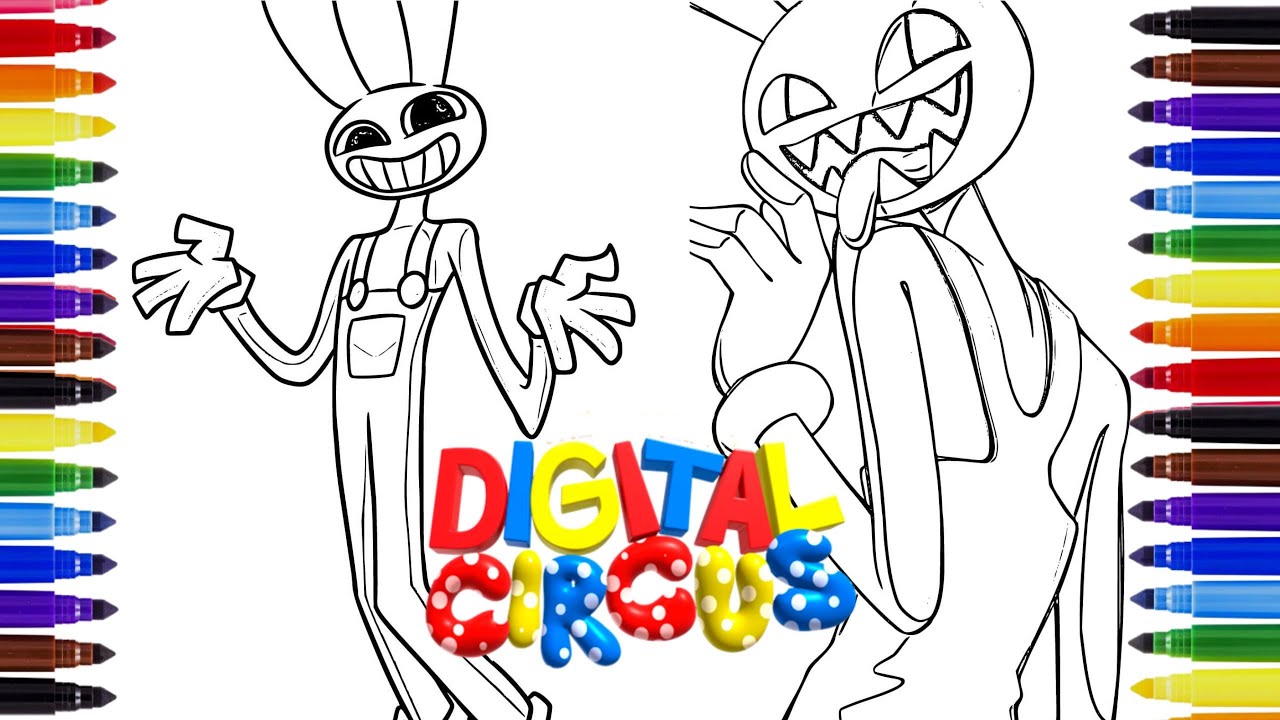 The Amazing Digital Circus New Coloring How to Color Characters NCS ...