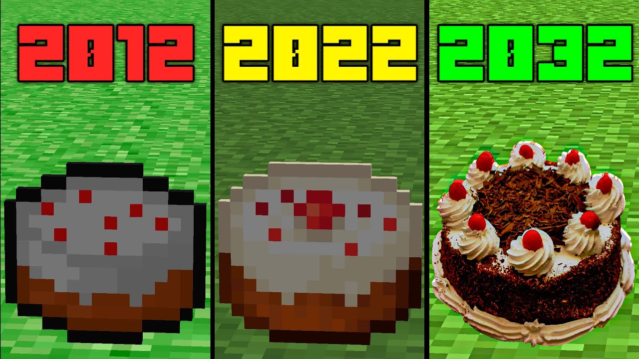 minecraft in 2012 vs 2022 vs 2032 - YouTube