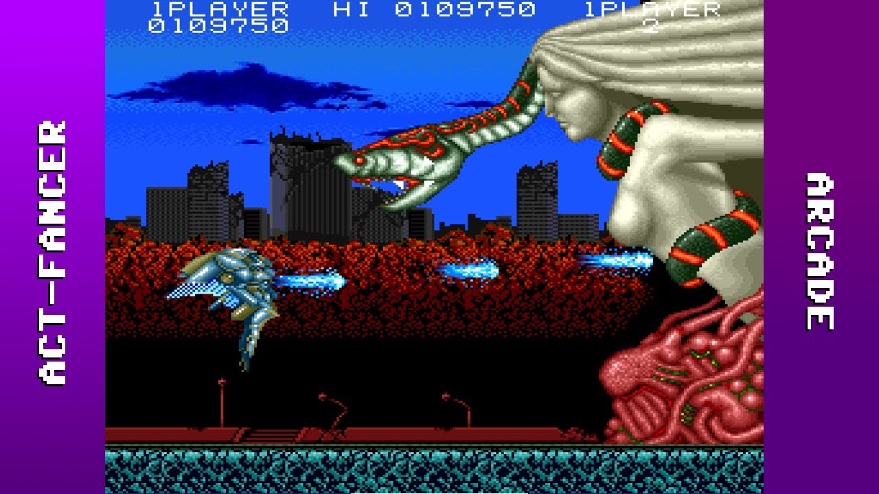 Act-Fancer: Cybernetick Hyper Weapon Longplay (Arcade) [QHD] - YouTube