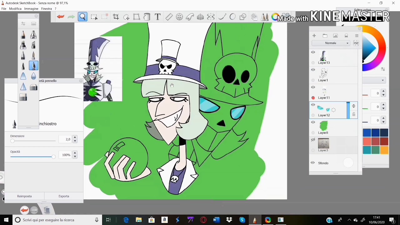 Randy Cunningham 9th grade ninja speedpaint- Evil Julian/Cyborg Julian ...