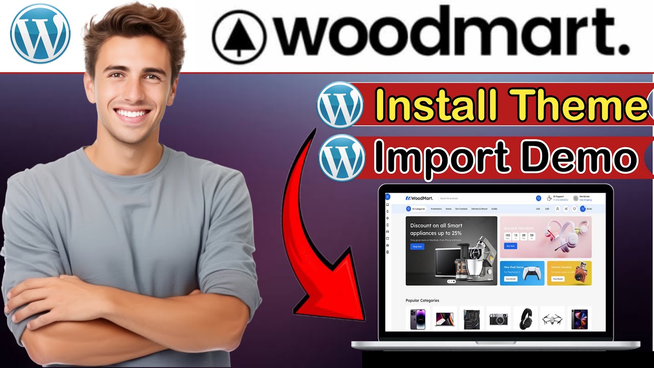 Woodmart Theme Full Setup | Installation and Demo Import (2025 Update ...