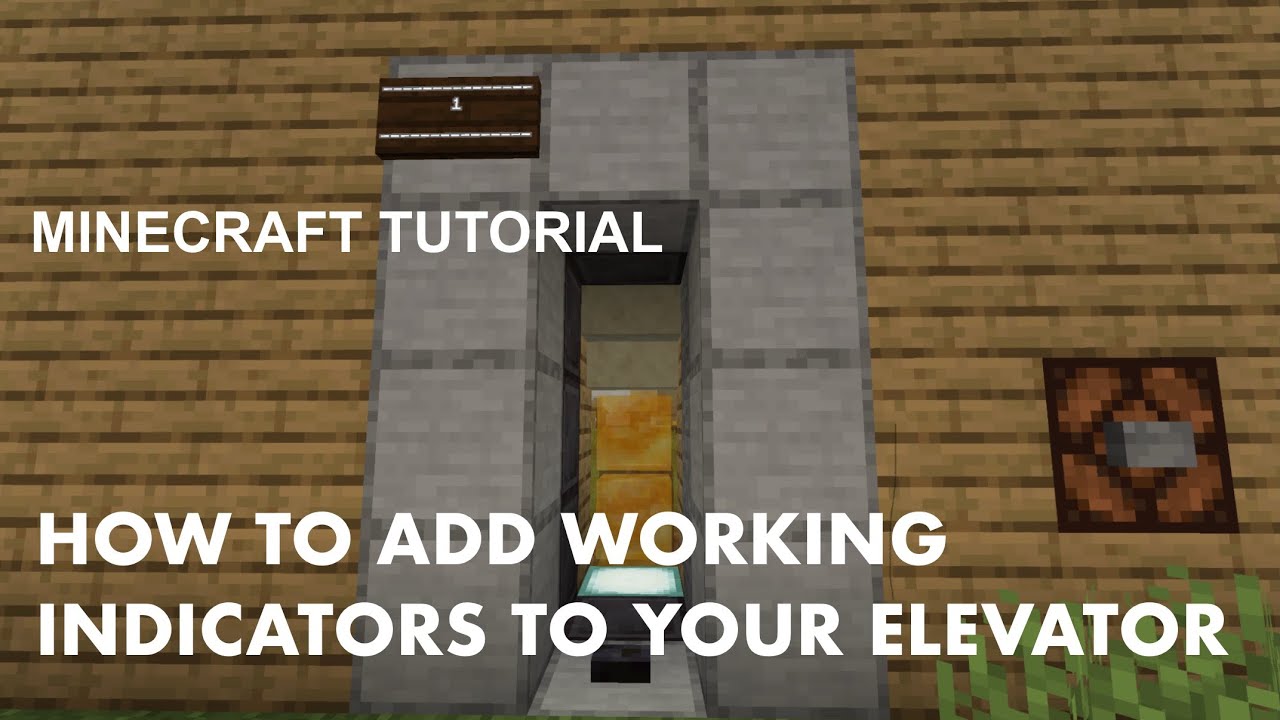 Minecraft Tutorial: How To Add Working Floor Indicators To Your ...