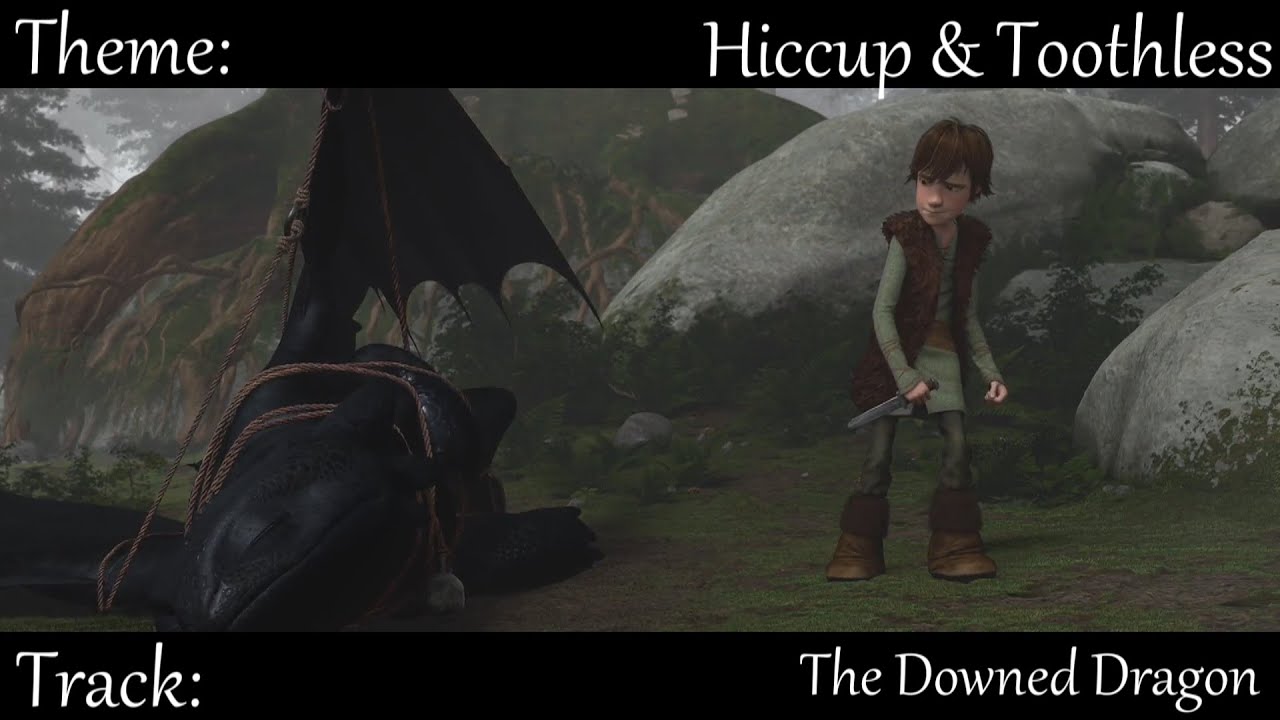 How To Train Your Dragon: The Downed Dragon (Isolated Score) - YouTube