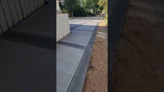 Borders Matter (decorative patio/driveway) #concrete #shorts #subscribe