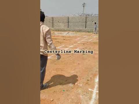Centerline Marking 📍#centerline #construction - YouTube