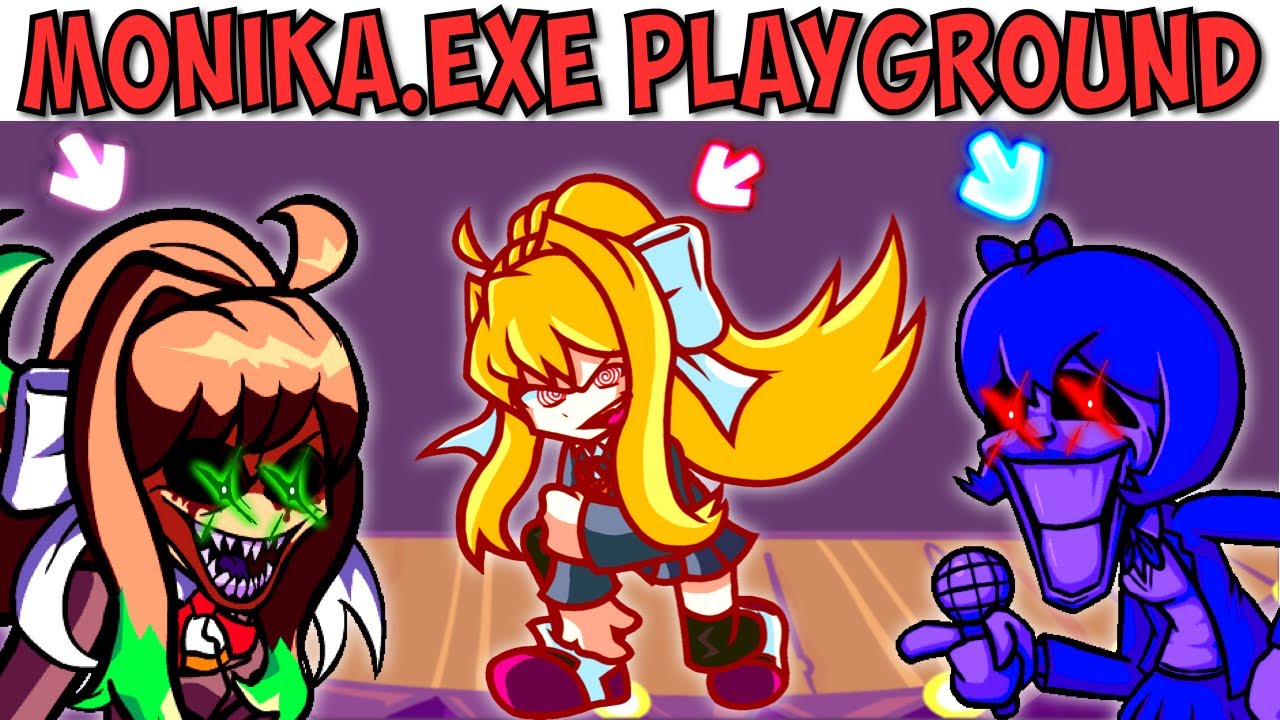FNF Character Test | Gameplay VS My Playground | Monika.EXE - YouTube