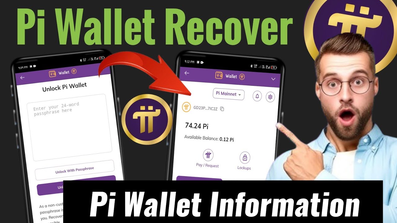 How to Recover Pi Wallet|| Pi wallet passphrase Kasy Check Karen Pi ...