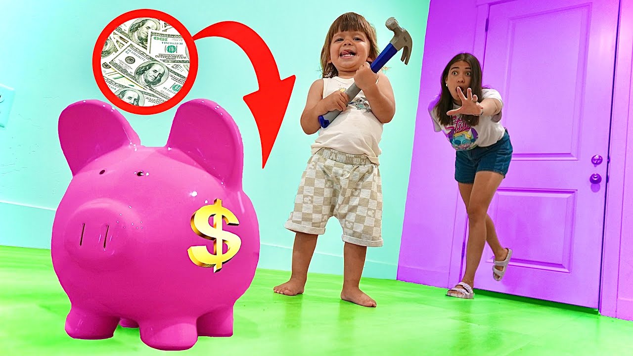 DON'T Crack The Piggy Bank!! - YouTube