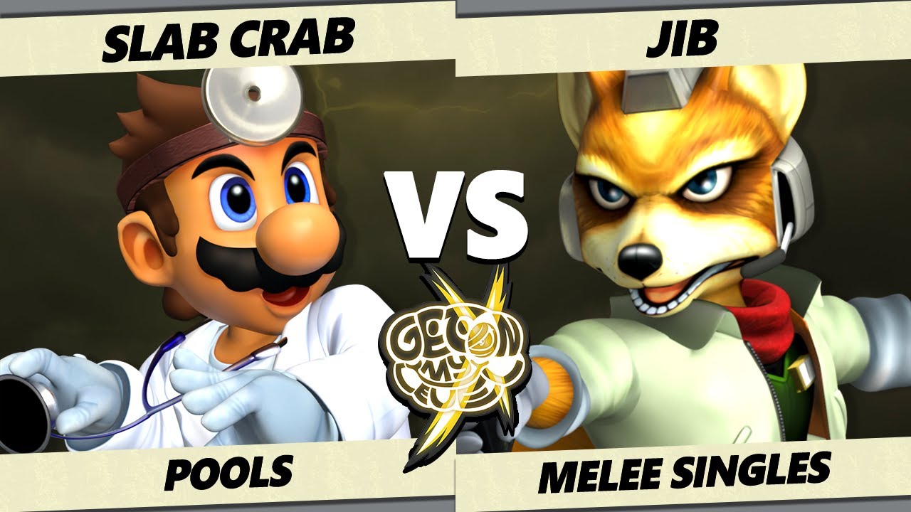 GOML X - Slab Crab (Dr. Mario) Vs. Jib (Fox) Smash Melee - SSBM - YouTube