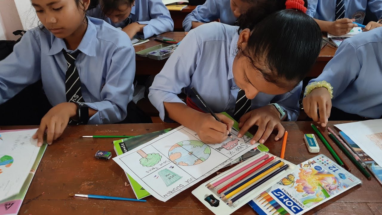 SFS SCHOOL, YEGGO, AALO//Open Drawing Competition// World Environmental ...
