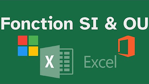 LES FONCTIONS LOGIQUES SUR EXCEL - YouTube