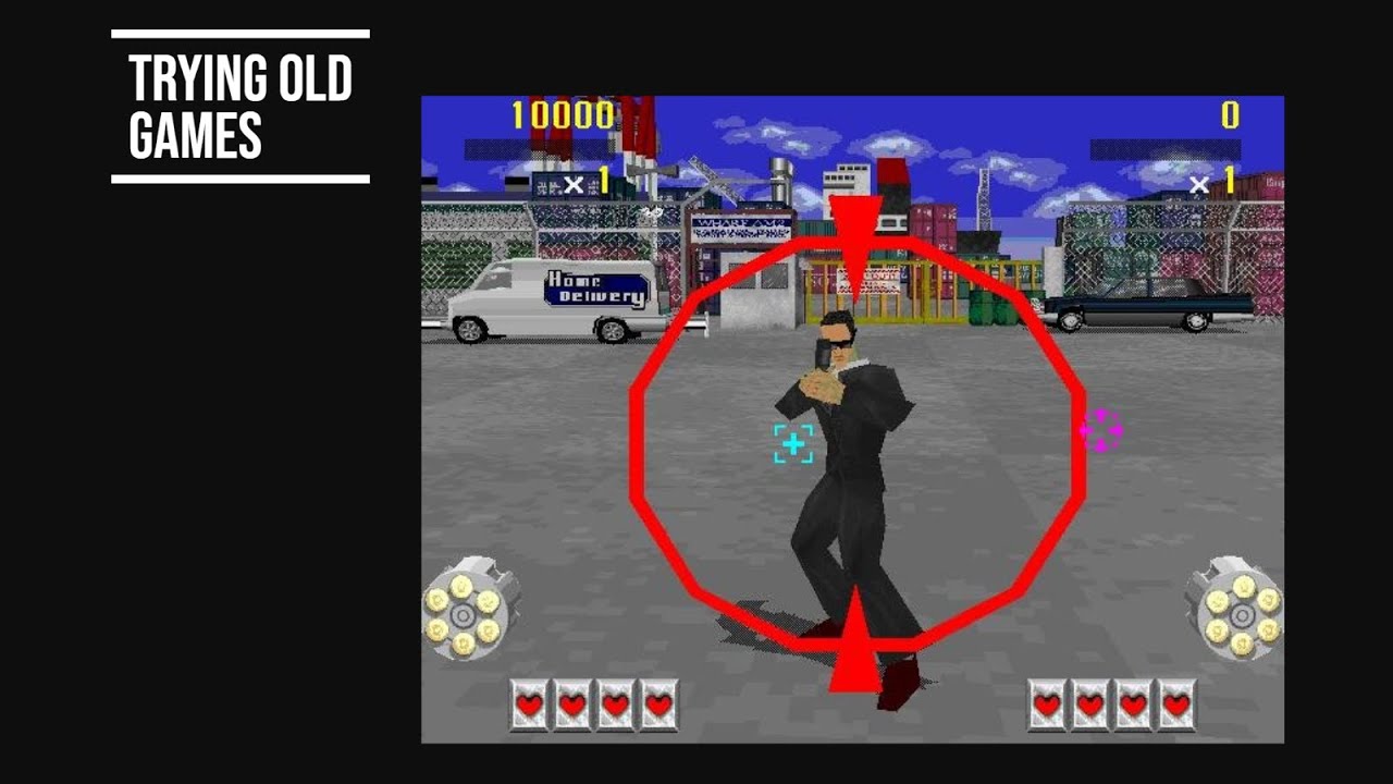 [Trying Old Games] Virtua Cop(1994) - Shooter Video Game - Short ...