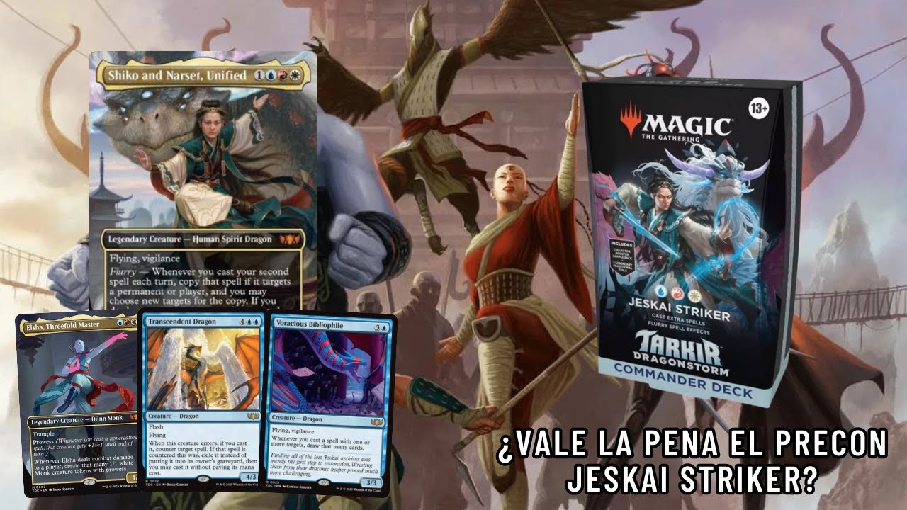 ¿Vale la pena comprar el precon Jeskai Striker? - YouTube