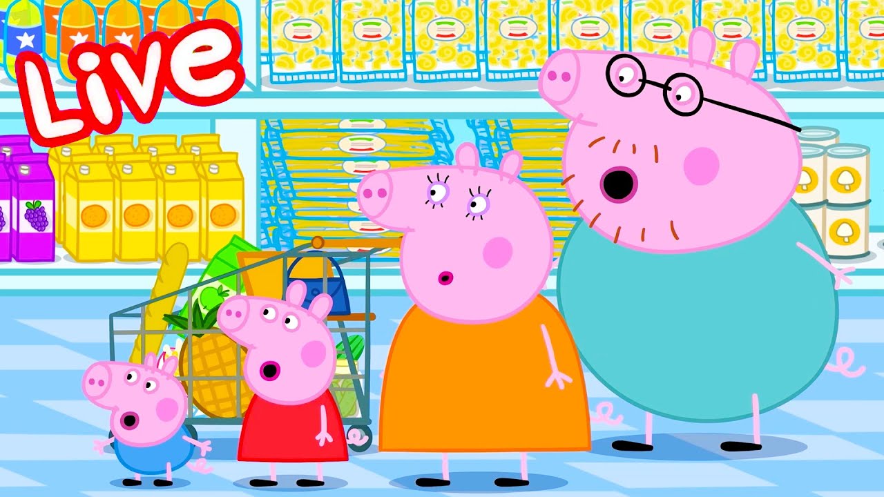 Peppa Pig Français LIVE 🔴 Les histoires de Peppa Pig 🐽 Épisodes ...