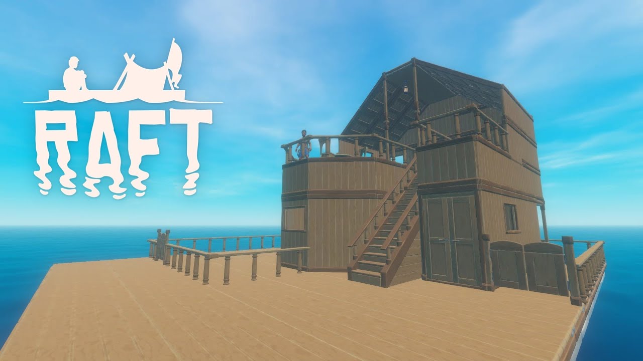 Modern House Build In Raft - YouTube