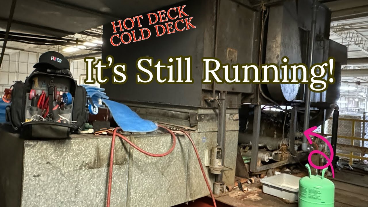 Industrial AC Takes A Dump Again Past Due To Flush It! - YouTube