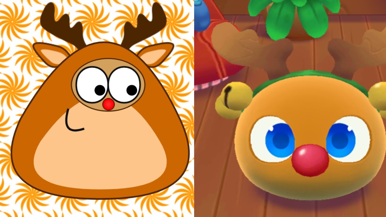 Probando oufits de navidad a Pou y a Boo 🎄🎅🏻 - YouTube