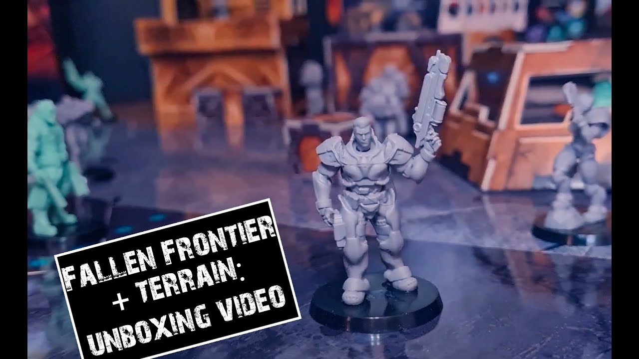 Fallen Frontier Miniature wargame: Unboxing - YouTube