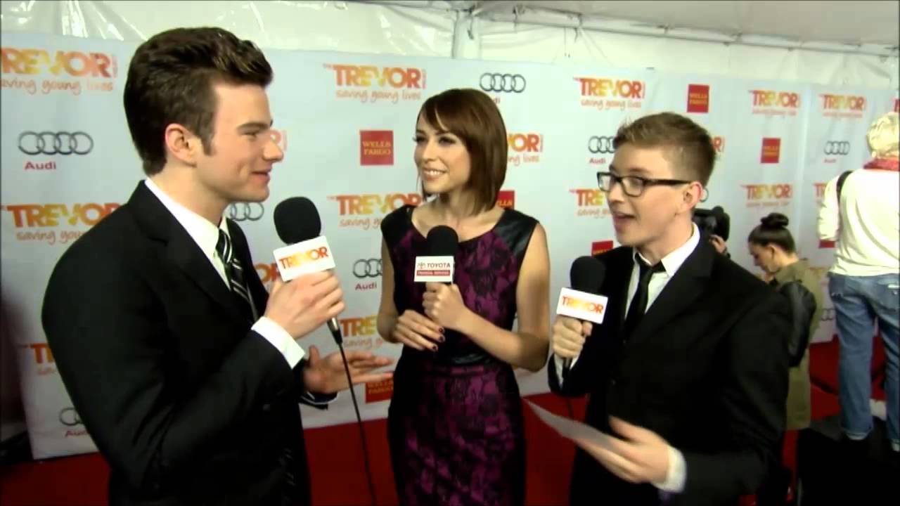 Trevor Project Live 2012 Chris Colfer Red Carpet Interview - YouTube